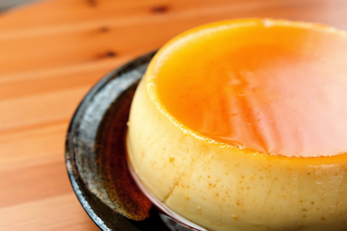 Japanese Style Pudding with Ginger Caramel Syrup – Gourmet Glutton